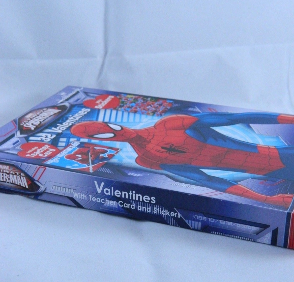 32 Count Ultimate Spider-Man Valentines Day Cards w/ Stickers & Teacher ...