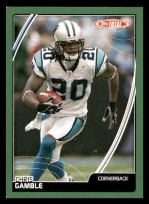 2007 Topps Total #21 Chris Gamble Carolina Panthers | eBay