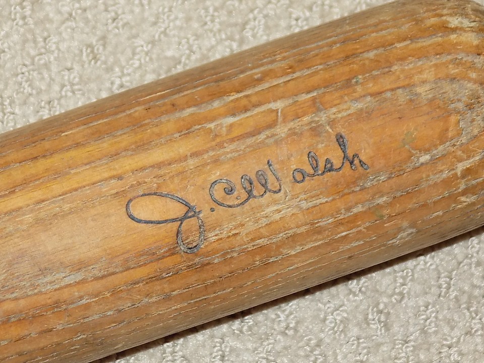 Jimmy Walsh Kren Game Used Bat Boston Red Sox Philadelphia Athletics | eBay