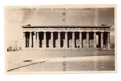 Photograph, Temple of Thesee, Theseus, Hephaestus, Athens, Greece, 1923 ...