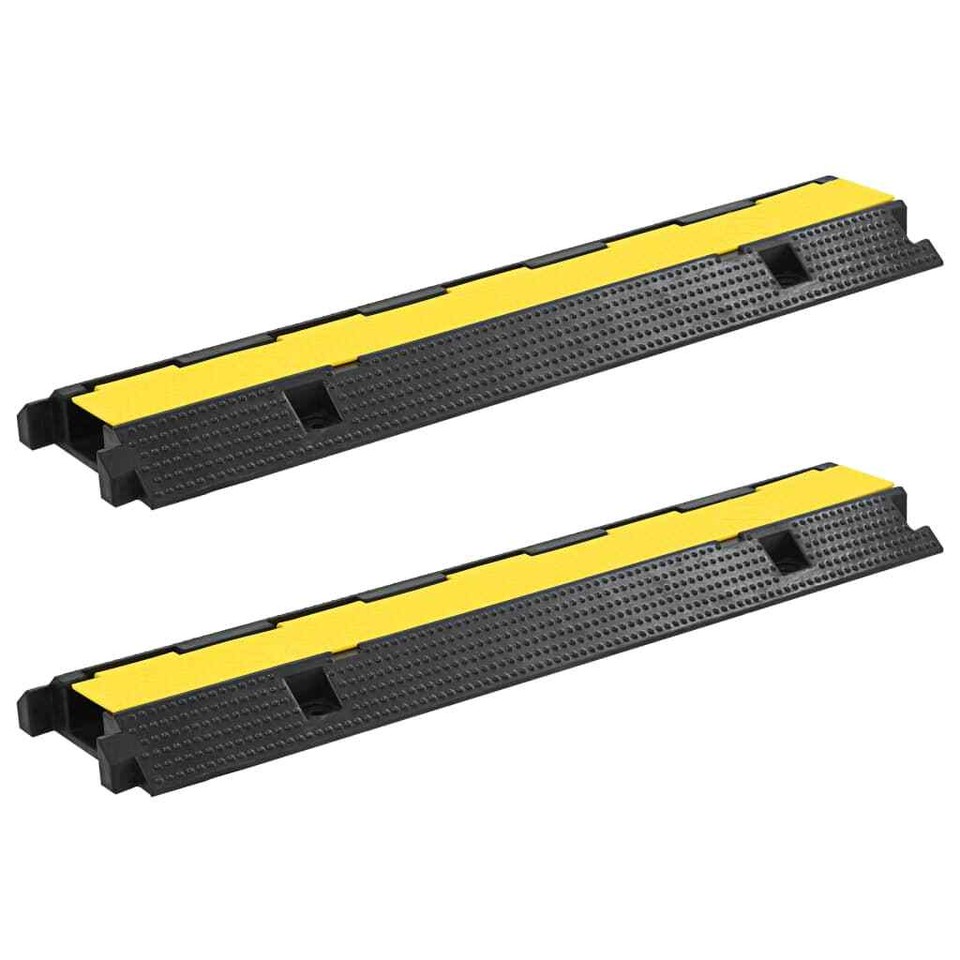 Cable Protector Ramp Speed Bumps Rubber Floor Wire Road Cover Conduit ...