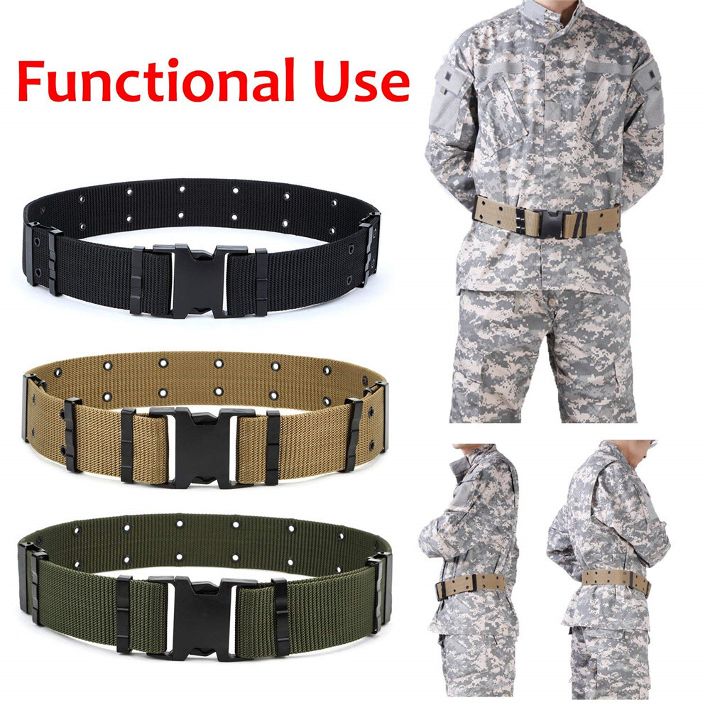 Highland Tactical Belt TXIN Tactical Belt, Mens Nylon Military Waist ...