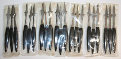 VTG Cocktail Appetizer Forks/Picks Mid Century Stainless Steel-21 Total ...