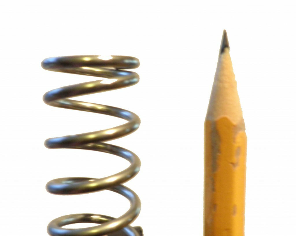 UK 18mm OD Stainless/Carbon compression spring up to 1m long Next day ...