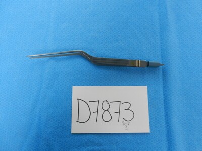 D7873 Codman Surgical Malis Bipolar Bayonet Straight 1.5mm Tip Forceps ...