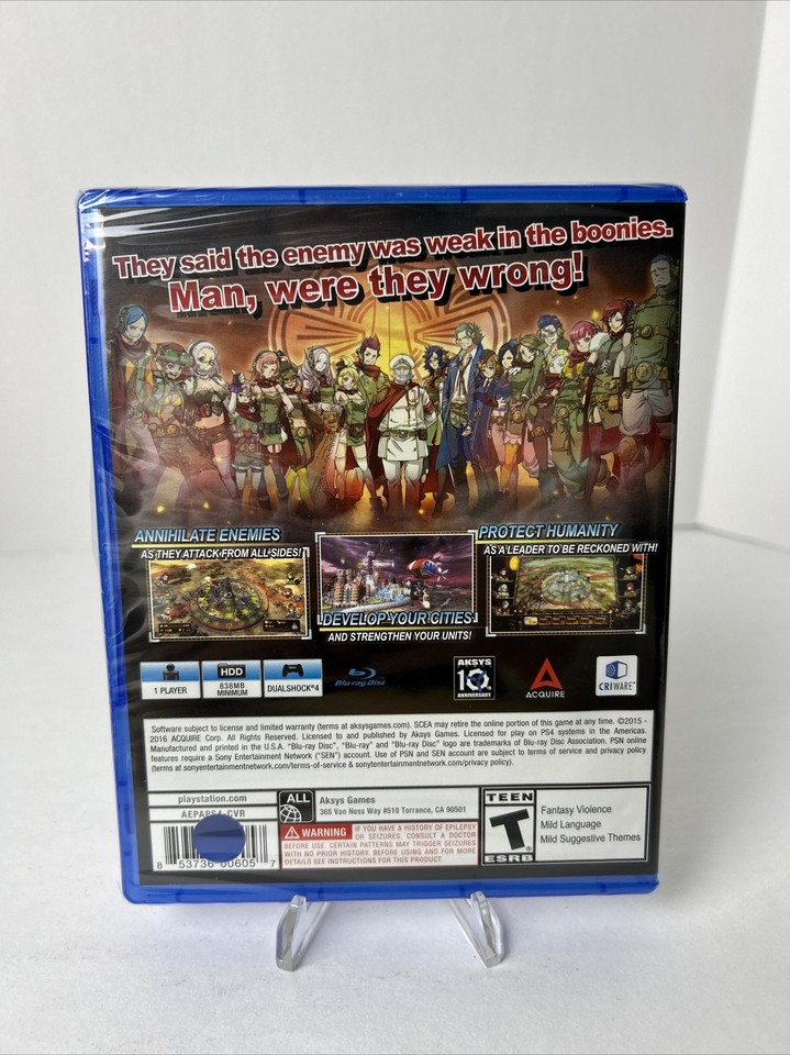 PS4 Game: Aegis Earth Protonovus Assault (Brand New/Sealed) - Sony ...