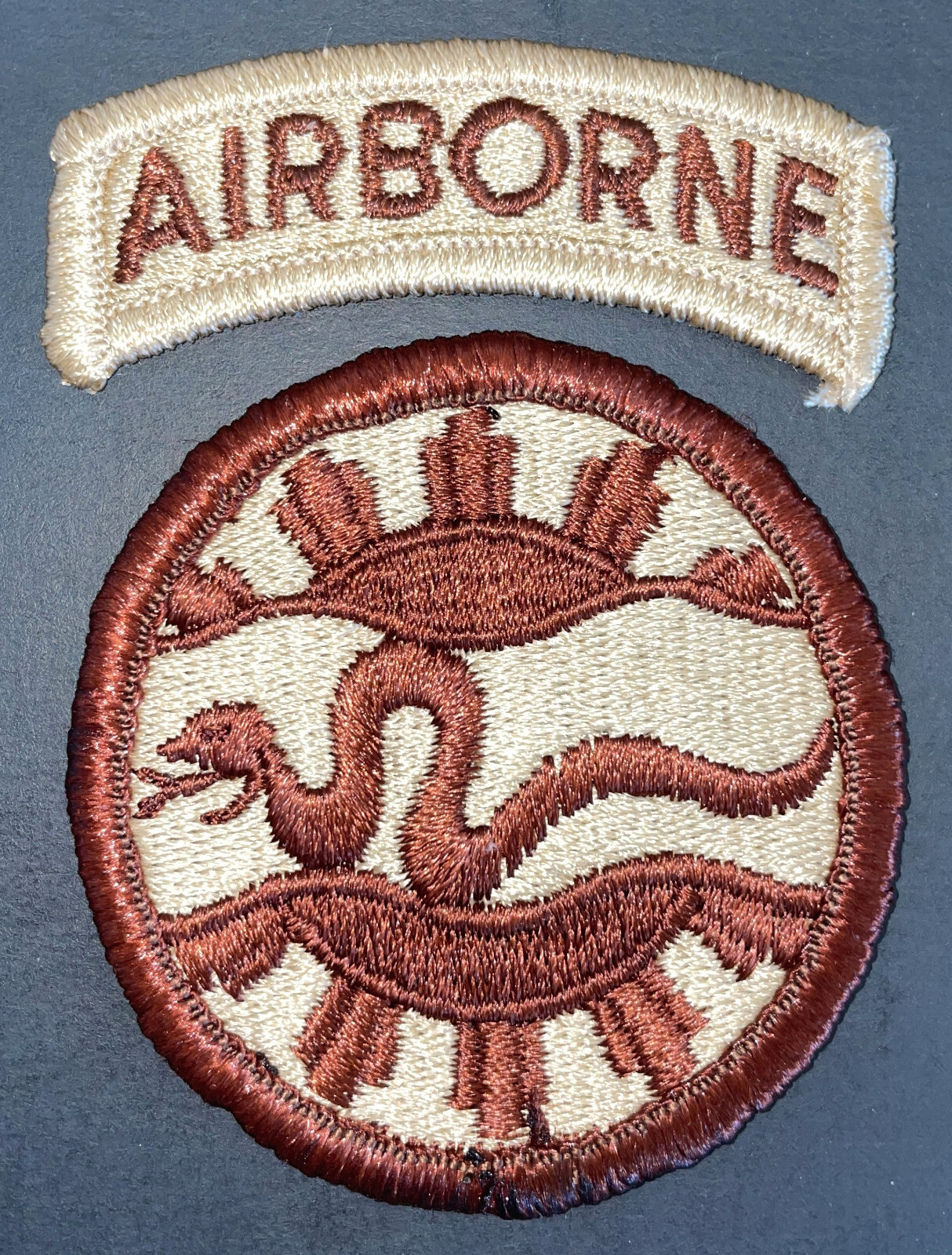 US Army DCU 116th Armored Cavalry Airborne Patch Hook & Iron-On New ...