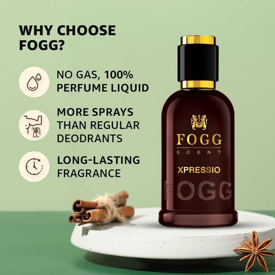 Fogg Scent Xpressio Eau De Perfume 3.4 Fl.oz. | Perfect Gift For ...
