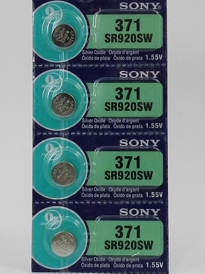 371 Sony SR920SW Watch Battery 4Pc (Exp. 10/2028) | eBay