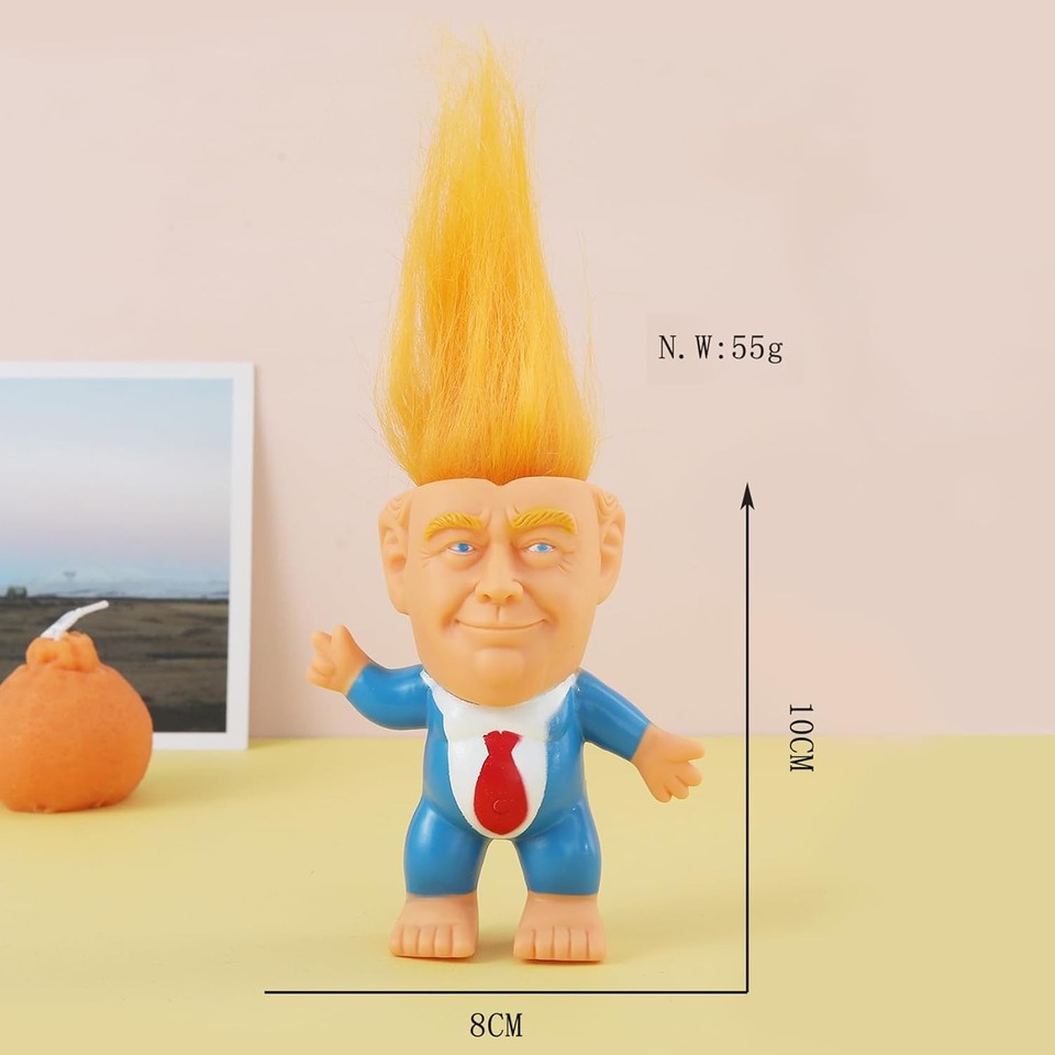 Donald Trump Toys Cute Rubber Troll Doll Toy Trump 2025 Take America ...
