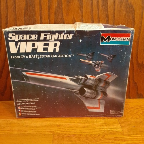Original 1978 Monogram 6027 Battlestar Galactica Space Fighter Viper ...