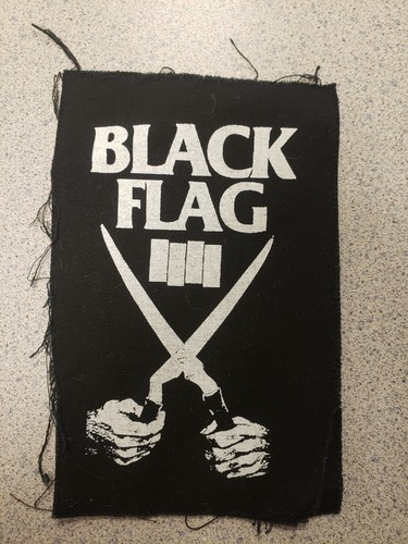 Black Flag Everything Went Black cloth patch | eBay