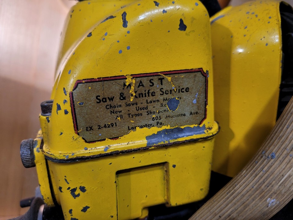 Vintage PARTNER R11 Chainsaw Chain Saw with Bar R12 Muscle 90CC Cabin ...