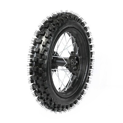 12mm 80/100 - 12" Inch Rear Wheel Rim Tyre Tire 125CC Dirt Pit PRO ...