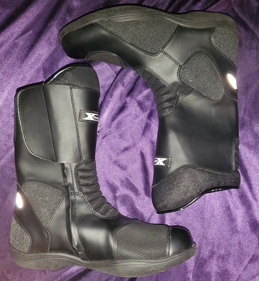 XELEMENT ARMORTEX WITH KEVLAR MOTORCYCLE RACING BOOTS MENS SIZE 8 M | eBay