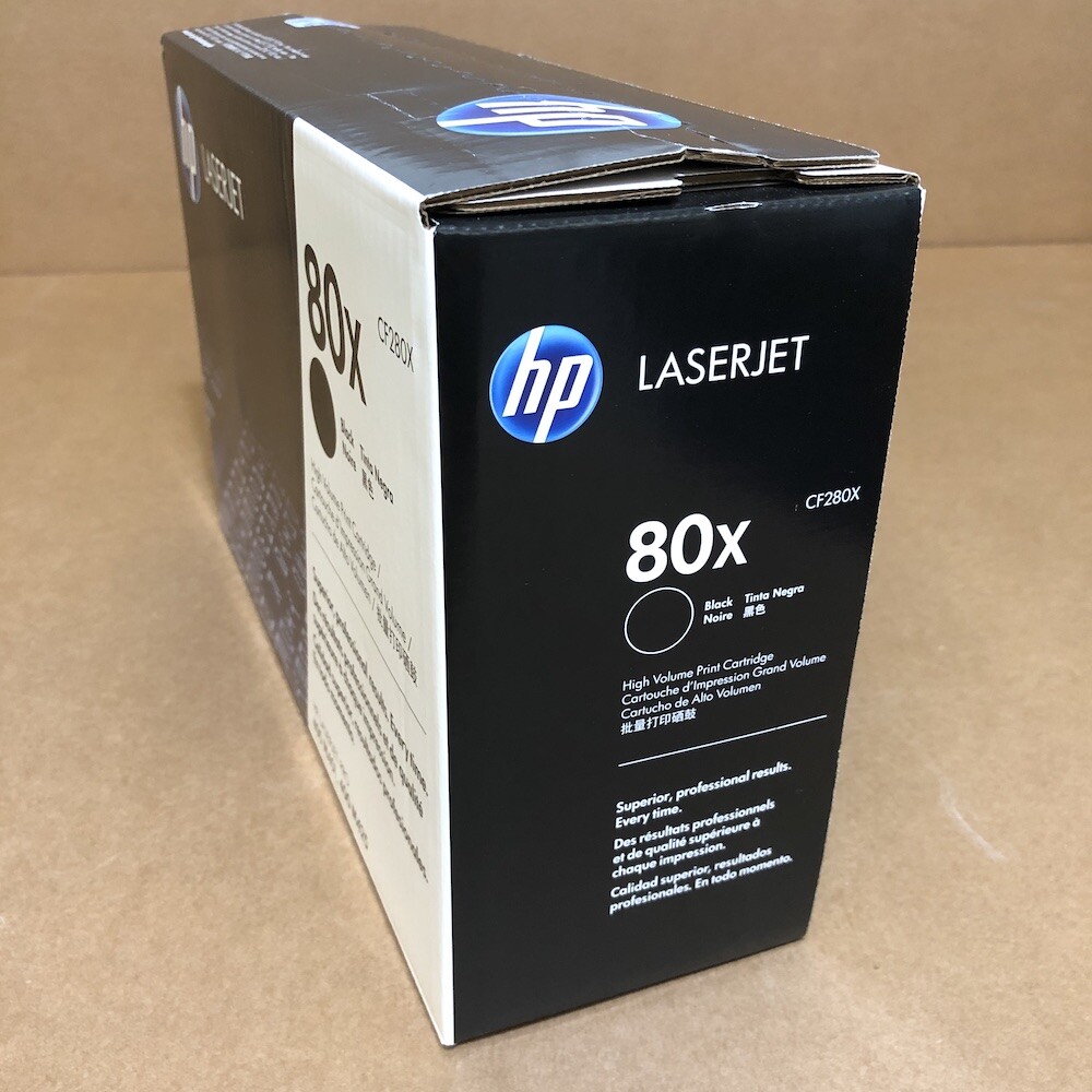 Genuine HP CF280X (80X) Black High-Yield Toner Cartridge - NEW SEALED ...