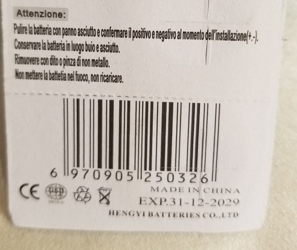 Accu-Chek Guide Meter CR2032 Battery 5-Pack 12-29 Exp. USA Seller USPS ...