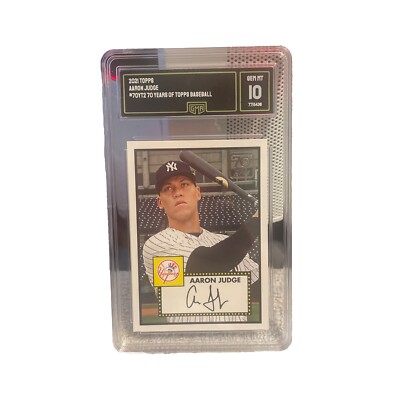 2021 Topps - Chrome 70 Years of Topps Baseball #70YTC-2 Aaron Judge GMA ...