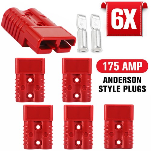 6Set of 175AMP ANDERSON STYLE PLUG POWER CONNECTOR CARAVAN TRUCK ...