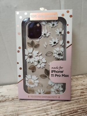 Fellowes Clear/Floral Cell Phone Case For iPhone 11 Pro Max | eBay