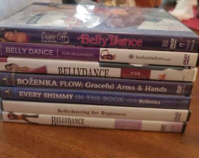 Lot Of 7 Different Dance/Workout DVDs Belly Dancing 3 Are Still Sealed ...