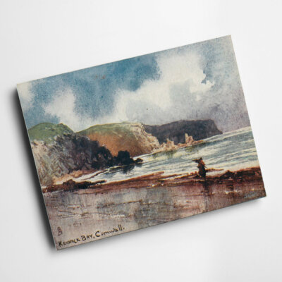 A4 PRINT - Vintage Cornwall - Kennack Bay (a) | eBay