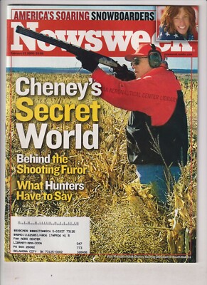 Newsweek Mag Dick Cheney Shaun White February 27, 2006 022120nonr | eBay