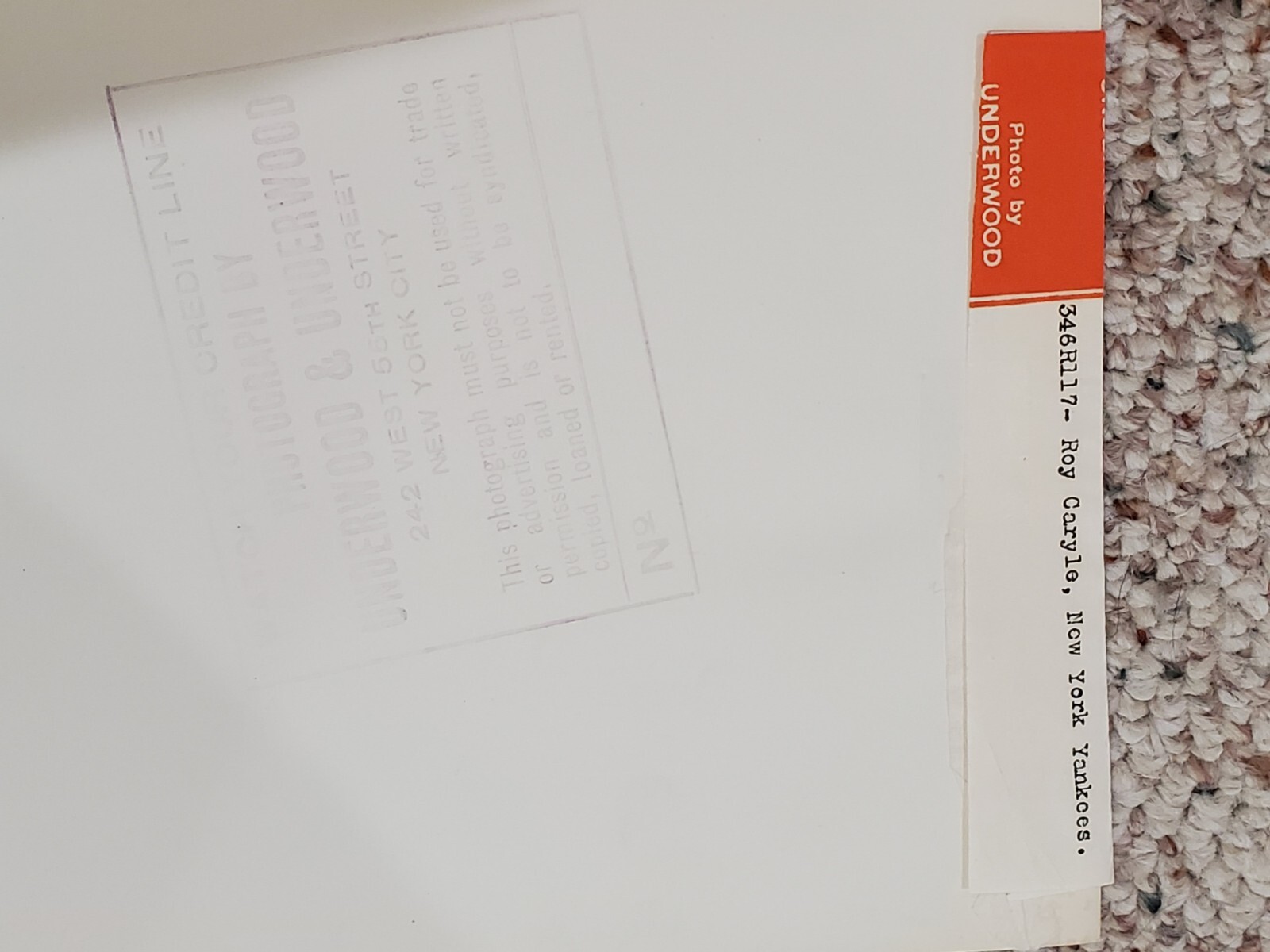 Type 1 Photos of NY Yankees Roy Caryle And Lyn Lary Babe Ruth | eBay