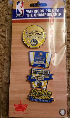 Golden State Warriors 2016 NBA Finals 4 Collectors Pins Set ...