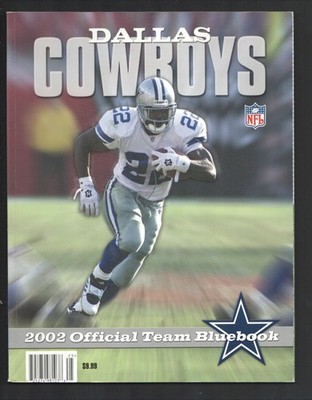 Dallas Cowboys NFL Football Team Yearbook 2002-Emmett Smith #22 cover ...