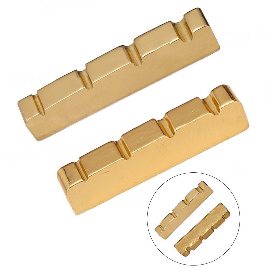 Bass Guitar Nut Bass Guitar Nut 4 String Brass Nut Gold Plated 38 42mm ...