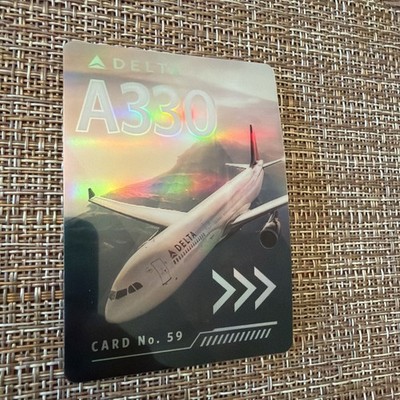 DELTA AIR LINES A330-300 PILOT TRADING CARD #59 new | eBay