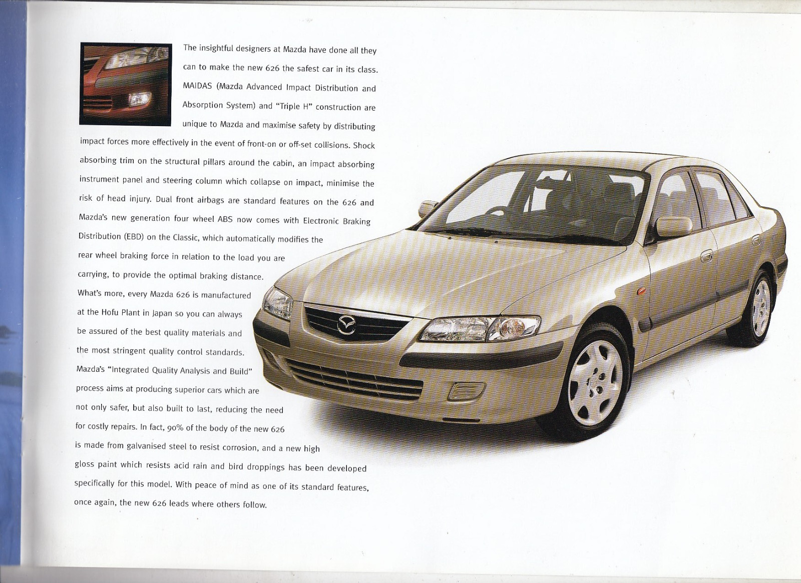 2000 MAZDA 626 SEDAN HATCH & WAGON Australian 12p Brochure | eBay Australia
