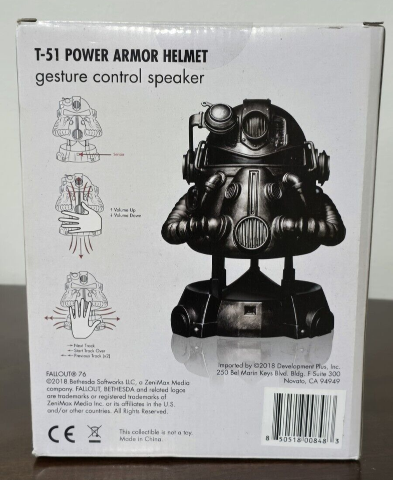 Fallout 76 T-51 Power Armor Helmet (Gesture Control Speaker) - Brand ...