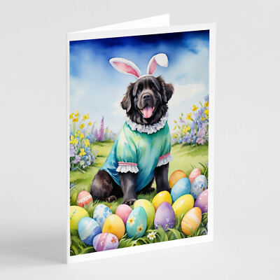 Newfoundland Easter Egg Hunt Greeting Cards Envelopes Pack 8 ...