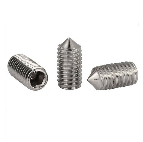 M3 M4 M5 M6 M8 M10 M12 304 stainless steel Pointed set screw Cone tip ...