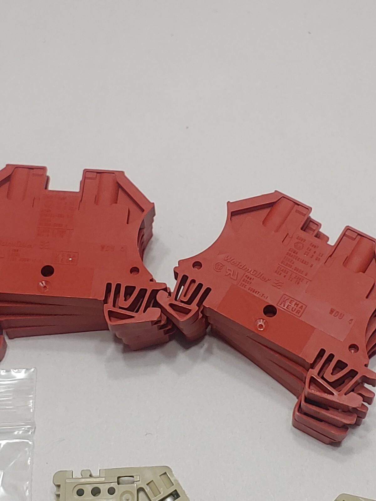 Lot of over 40 pcs , Weidmuller WDU 4 , ZDU 2.5-2 EK 2.5/35 Terminal ...
