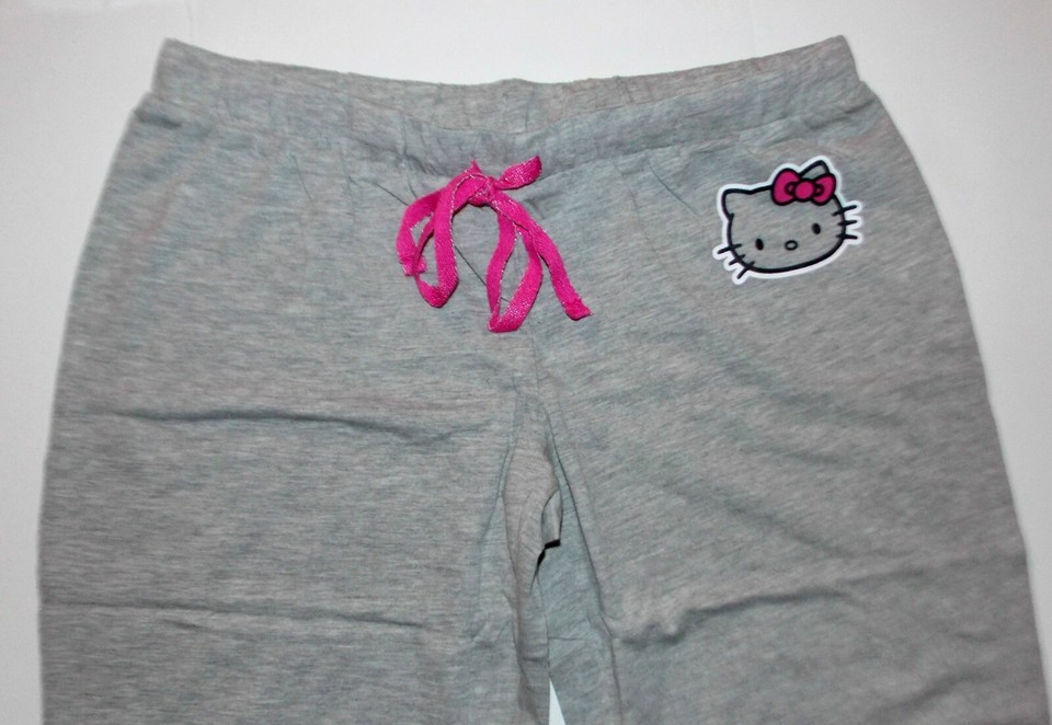 NWT Sanrio Hello Kitty "Snooze squad" women's soft Pajama Set Pjs S,M,L ...