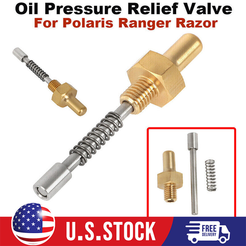 ATV Pressure Guard Oil Pressure Relief Valve For Polaris Ranger, Razor ...