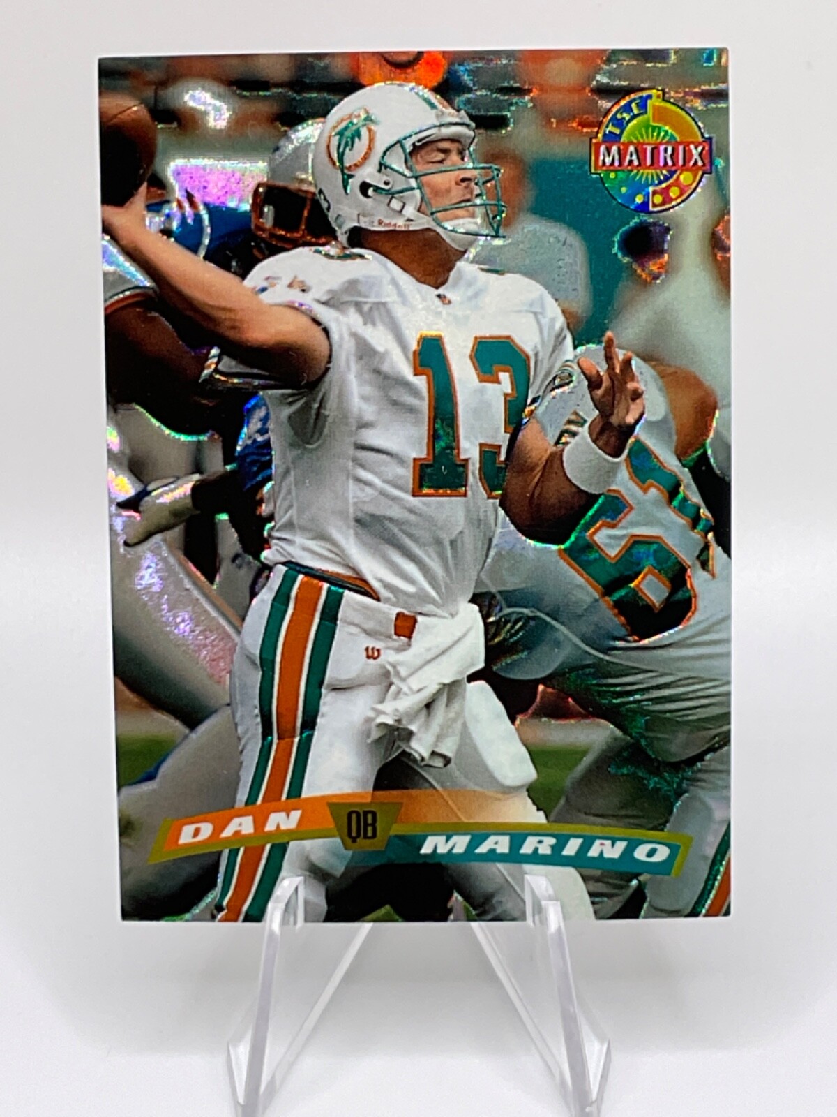 Dan Marino 1996 Topps Stadium Club Dot Matrix #260 HOF Miami Dolphins ...