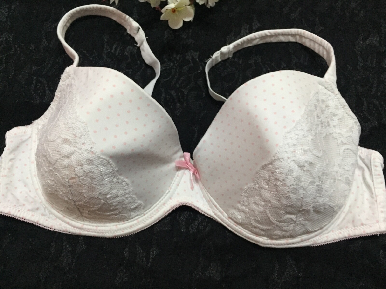 Ellen Amber Bra size it 6d us 40d eu 90d padded underwired white | eBay