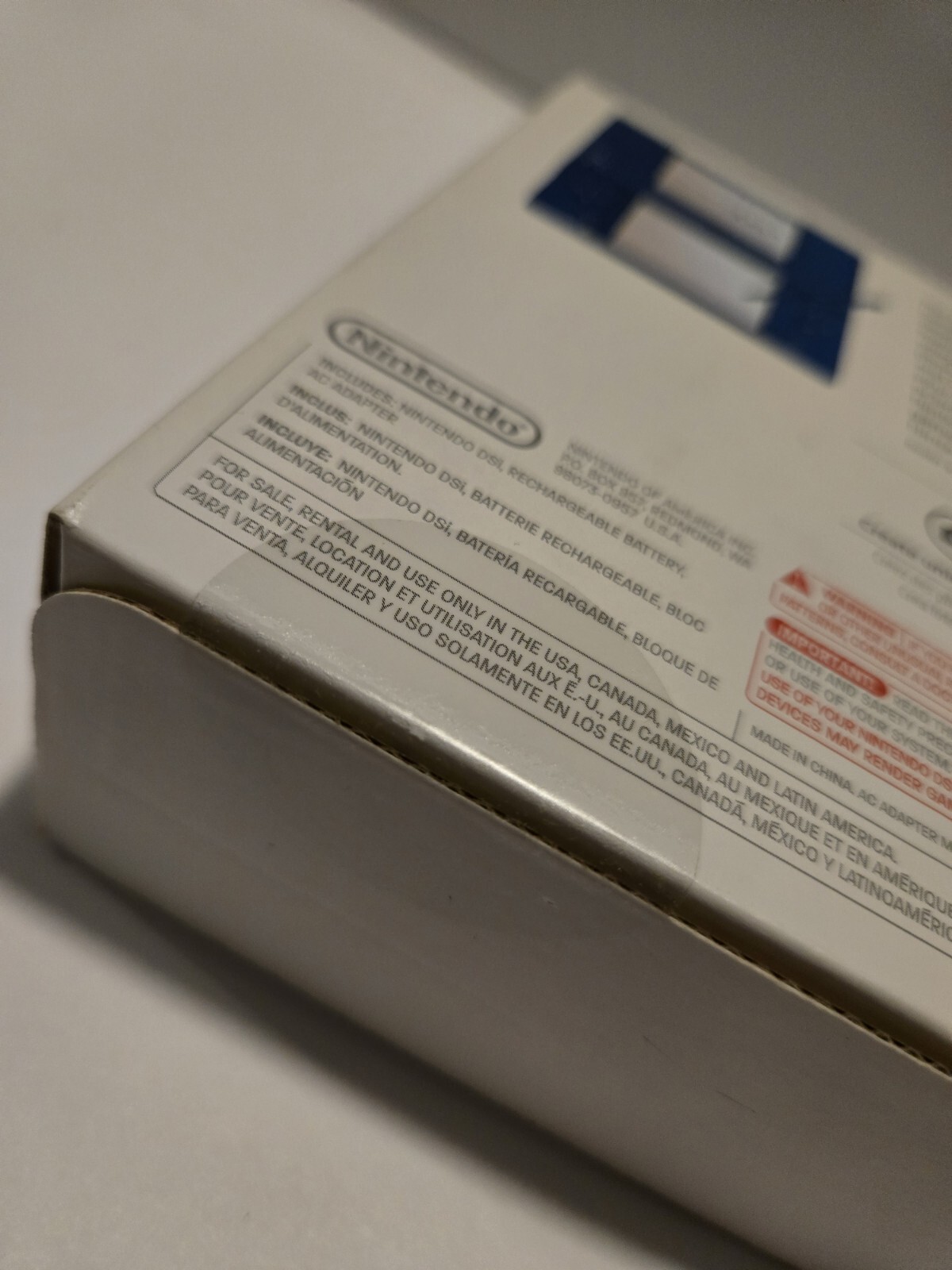 Nintendo DSi 3.25in LCD Display Game System - Matte Blue for sale ...