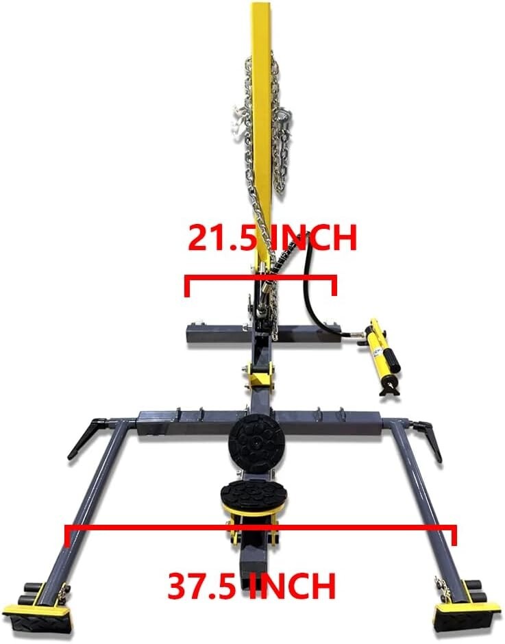 KT-222 Auto Body Frame Puller Straightener 5 Ton Tension Car Frame ...