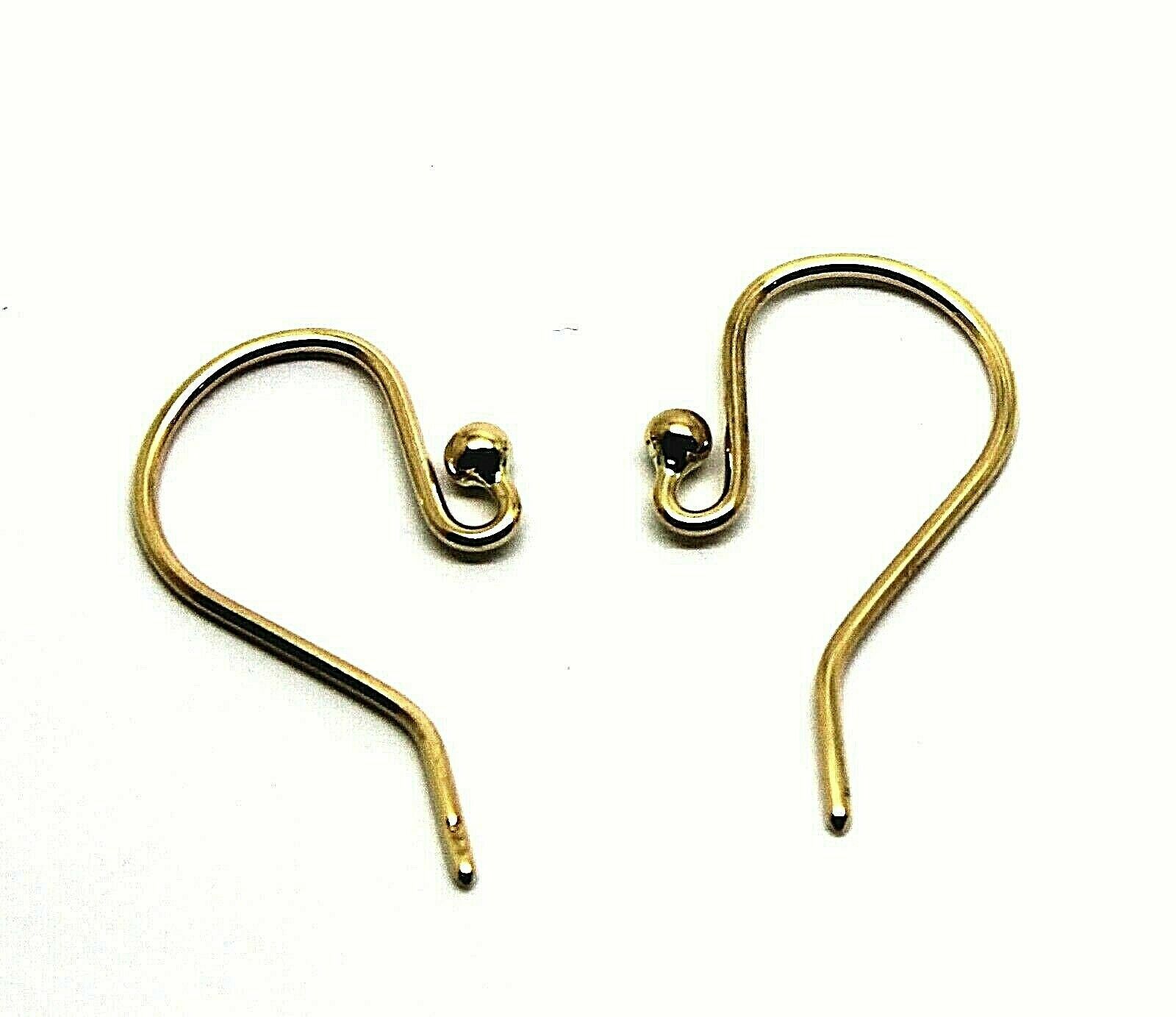 18ct 750 Yellow Gold Shepherd Hooks To Make You Own Earrings! Free ...