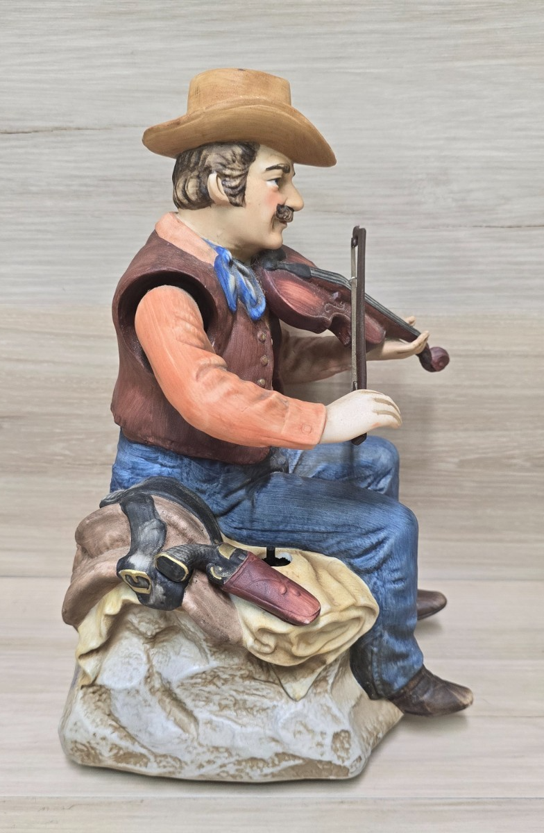Melody in Motion The Fiddler Cowboy Music Box Japan | eBay