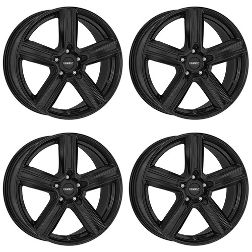 4 Dezent KG black wheels 8.0Jx20 5x112 for Ford Capri Explorer 20 Inch ...