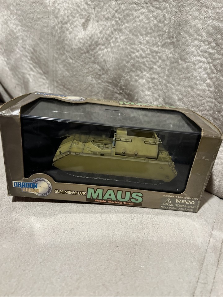 Dragon Armor WWII German 1/72 scale Super Heavy Maus Tank 60156 New | eBay
