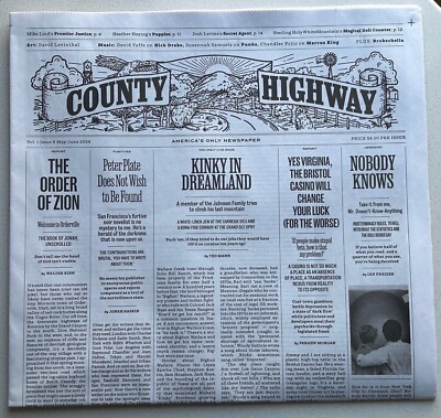 JUST IN!! Volume 1...Issue 6-County Highway Newspaper-America's Only ...
