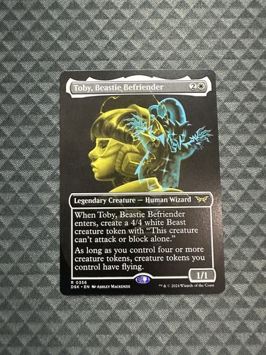 MTG Toby, Beastie Befriender #0356 Borderless R Duskmourn: House of ...