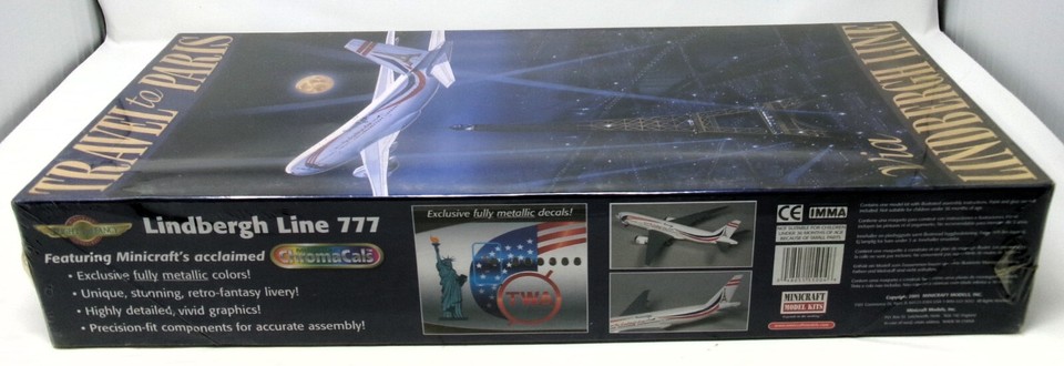 Minicraft 15004 Lindbergh Line 777 Travel to Paris Plane model kit 1/ ...
